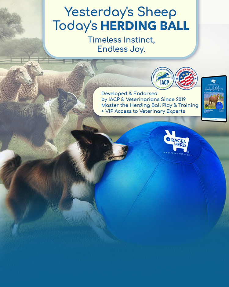 Herding Ball for Dogs & Horses | Race and Herd